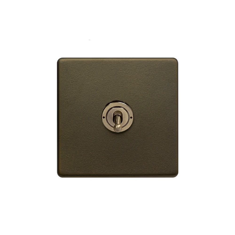 Soho Lighting 1 Gang 2 Way Toggle Switch | Multiple Finishes | Uneeka