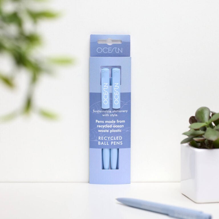 Vent For Change Two Ball Pen Pack In Recycled Ocean Waste | Uneeka